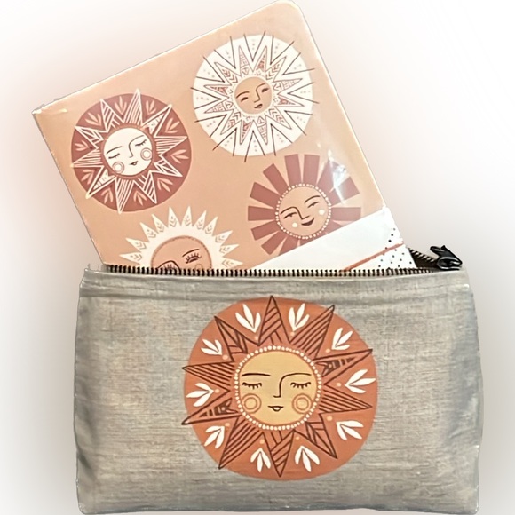 danica studios | Bags | Soleil Gift Bundle Linen Cosmetic Bag Wstylized ...